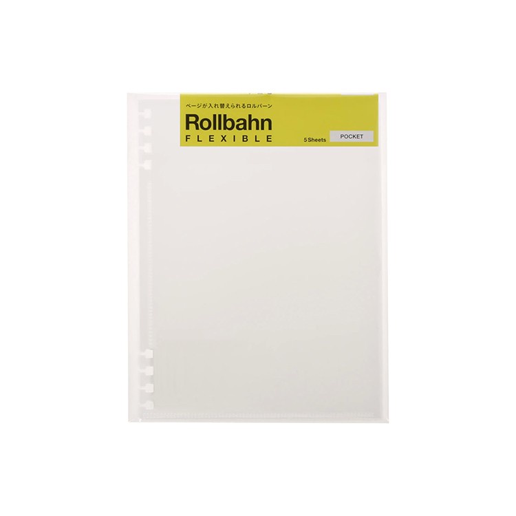 Rollbahn FLEXIBLE pocket L/5 Sheets/Notebook/Pocket/Stationery | Shopee ...