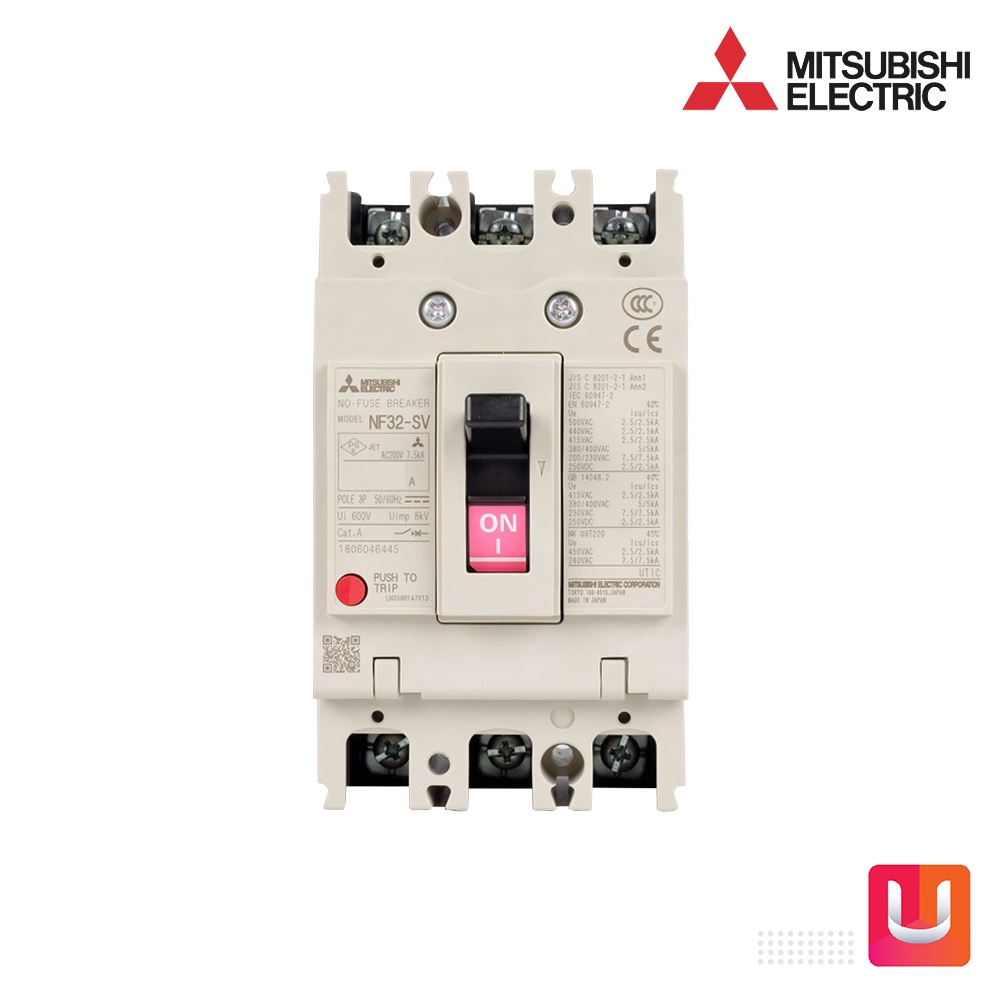 MITSUBISHI - NF32-SV 3P 20A- Molded Case Circuit Breaker (MCCB)-สวิตช์ ...