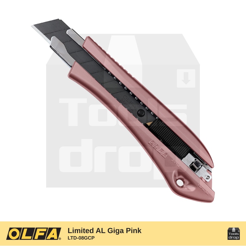 OLFA Limited Series AL ( LTD-08GCP ) : โอฟ่า มีด คัตเตอร์ ชมพู OLFA Cutter Giga Pink LTD-AL-LFB ...