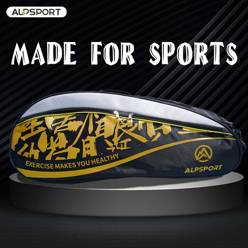 Alpsport กระเป๋าไม้แบดมินตัน ไนล่อน ความจุขนาดใหญ่ กันน้ํา เหมาะกับการ ...