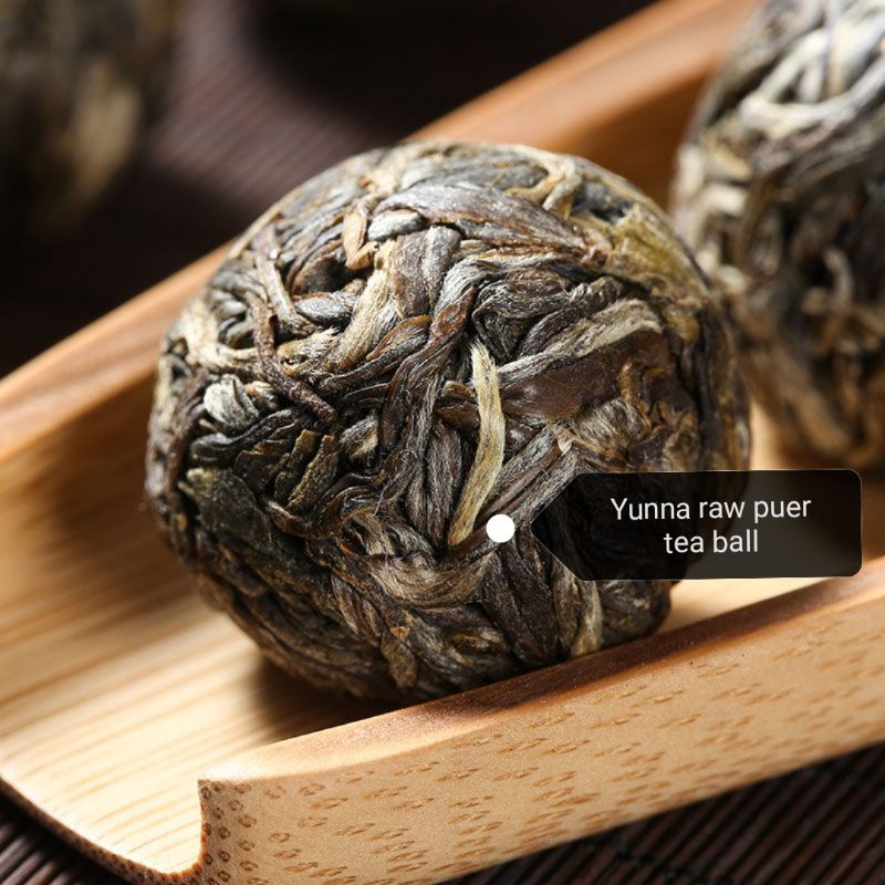 Yunnan Pu'er Tea Raw Tea Jingmai Dragon Ball Spring Tea bingdao Raw Tea Special Scrape Grade Oil ...