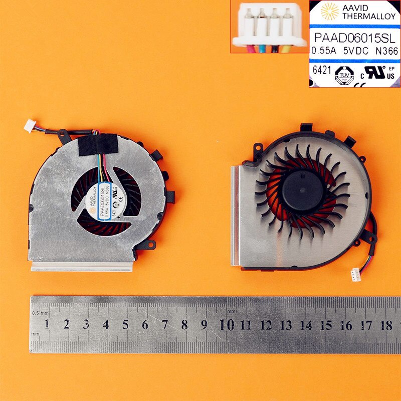 พัดลมระบายความร้อนแล็ปท็อป MSI GE72VR GP72VR 6RF MS-179B GE62VR GP62MVR ...