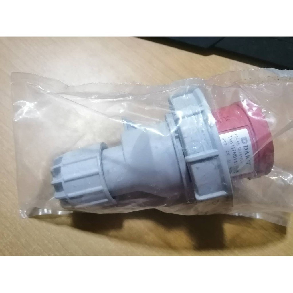 Dako Power Plug (เพาเวอร์ปลั๊ก) รุ่น HTN0141 16A 380V-415V 4Pin IP67 ...
