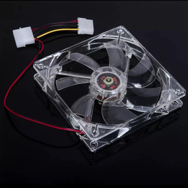 LED Light PC Computer CPU Cooling Cooler Case Fan 4Pin DC 12V 120mm P0 ...