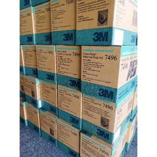 3M 7496D สก๊อตไบร์ท 6"x9" สีเขียว (20 แผ่น/กล่อง) | Shopee Thailand