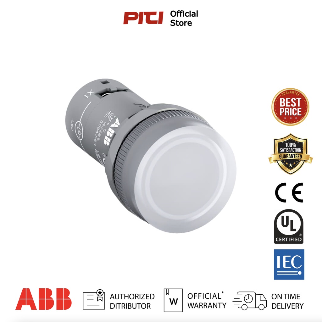 ABB CL2-523C Pilot Light Clear 230VAC | Shopee Thailand