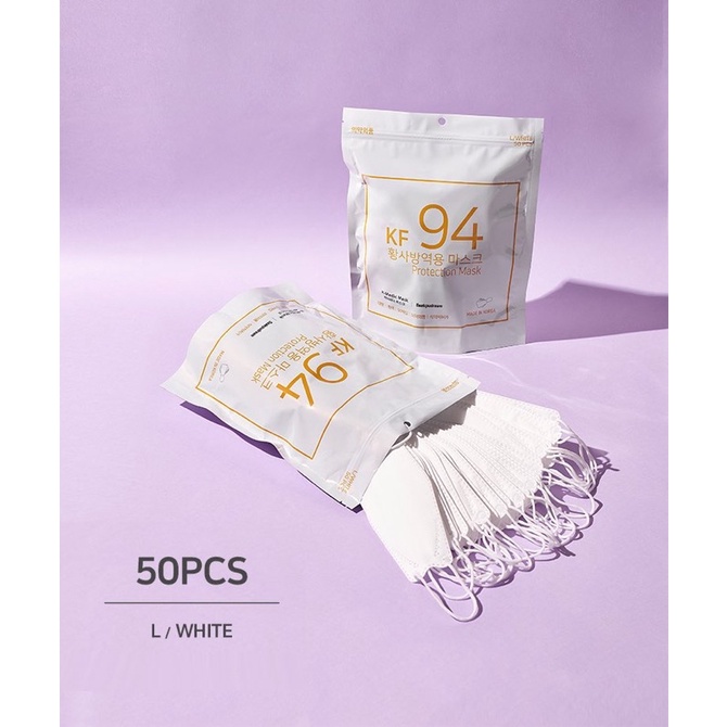 Lotผลิตเดือน1 (พร้อมส่ง) KF94 ของเกาหลีแท้ แพ็คละ50ชิ้น K-Medic Mask ...