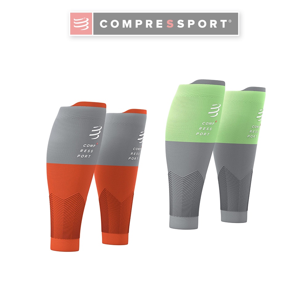 Compressport calf sleeves R2V2 | ปลอกรัดน่อง | Shopee Thailand