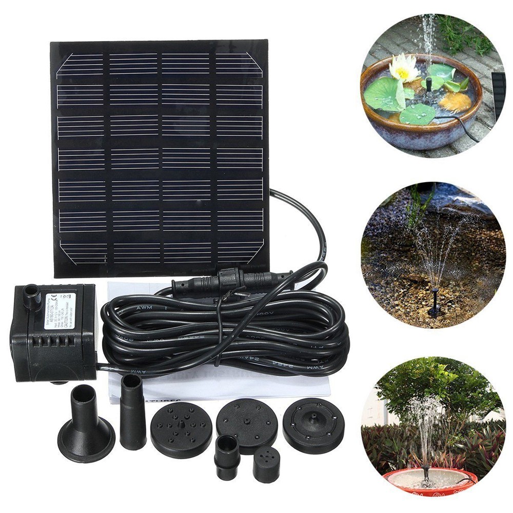 🚚 ส่งจากกรุงเทพ🚚 Solar Pump น้ำพุโซล่าเซลล์ ปั๊มน้ำพุ(เล็ก) น้ำพุ ...