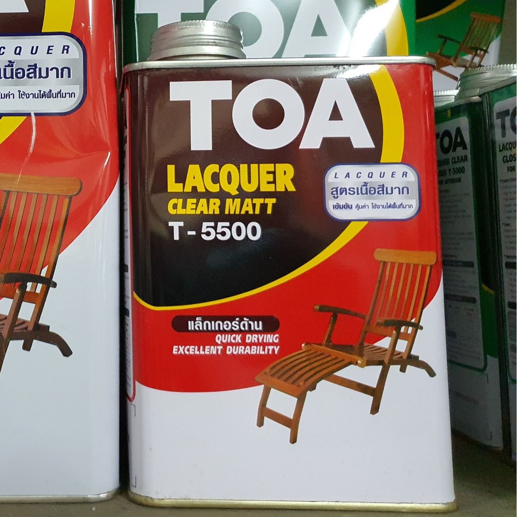 TOA แลคเกอร์เงา แลคเกอร์ด้าน T5000 T5500 1/4 แกลลอน (946มล.) | Shopee Thailand