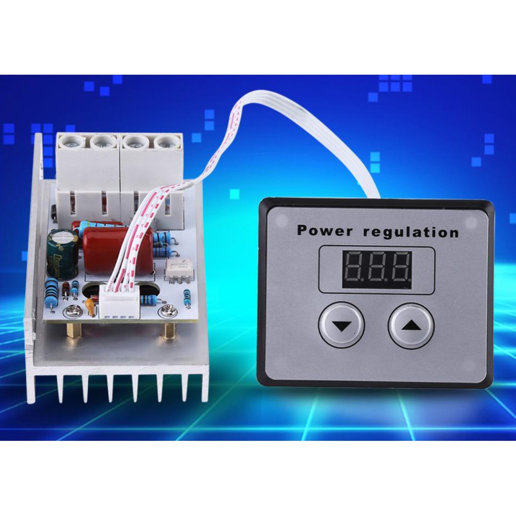 Dimmer Control AC 220V 10000W SCR 80A บอร์ดควบคุม หรี่แรงดันไฟฟ้า ...