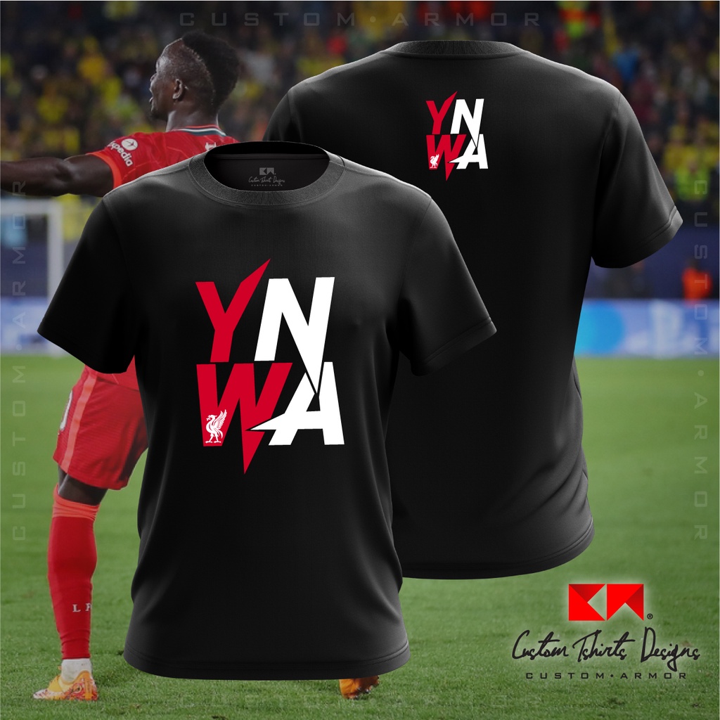 เสื้อยืด พิมพ์ลาย Liverpool FC YNWA Fan Edition 2022 | Shopee Thailand