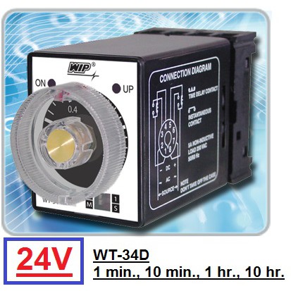 Timer (ไทม์เมอร์) WIP รุ่น24VAC ไทร์ D ทามเมอร์ Multi Range Timer ON delay | Shopee Thailand
