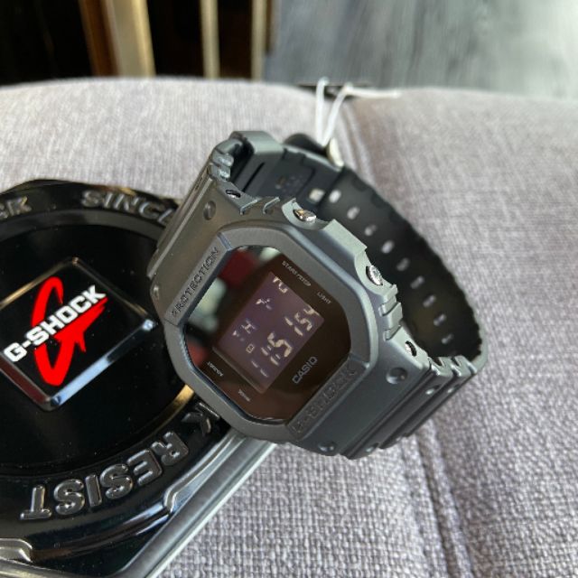 🎀 ส่งฟรี Shock Casio ประกันศูนย์ไทย CMG Central 1 ปี DW-5600BB-1ADR สาย สีดำ ตัวเรือน สีดำ ขนาด ...