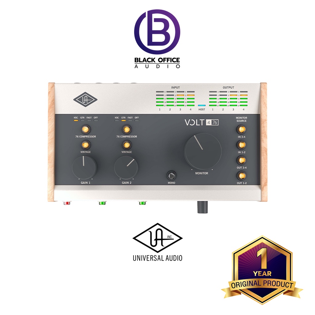 Universal Audio Volt 476 ออดิโออินเตอร์เฟสบันทึกเสียง / USB Audio ...