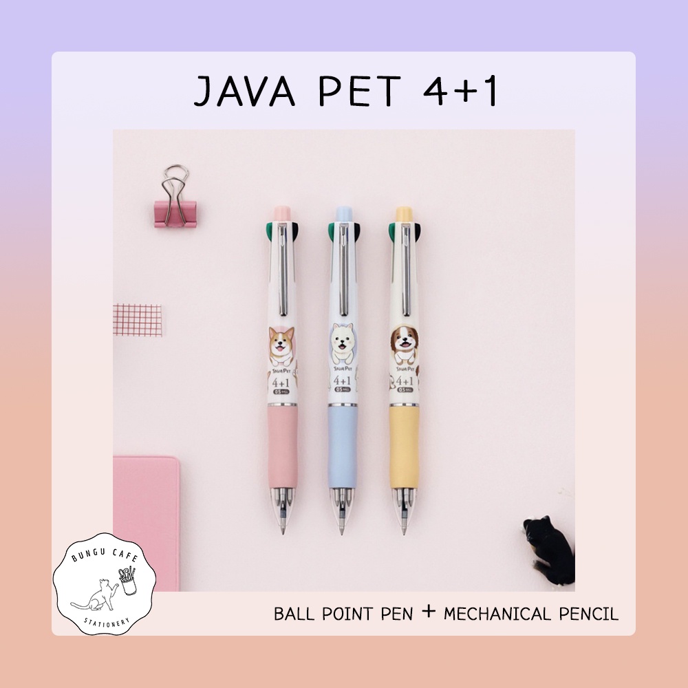 JAVA PET 4+1 MULTI 0.5 mm. ปากกาลูกลื่น 4+1 ขนาด 0.5มม. | Shopee Thailand