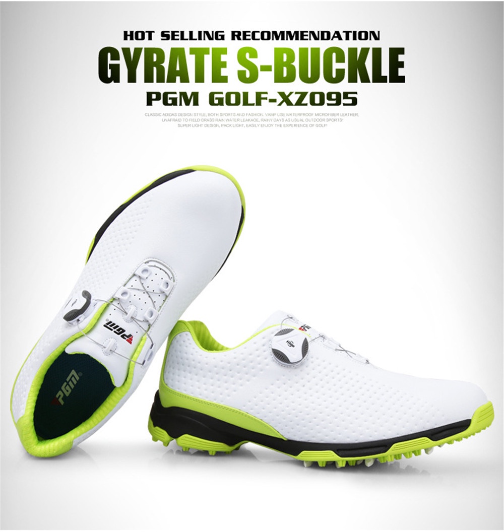 Pgm Golf Shoes Mens Casual Models Fixed Nail รองเท้ากีฬากันน้ําระบาย ...
