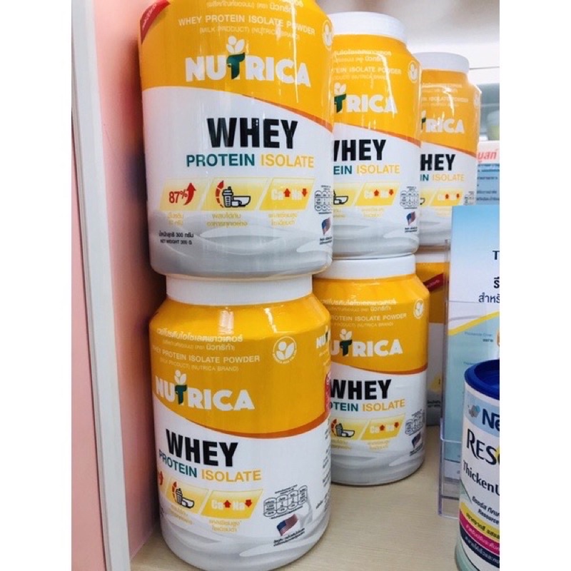 NUTRICA WHEY Protein Isolate 300 g. เวย์โปรตีนไอโซเลท ส่งเสริมการ ...