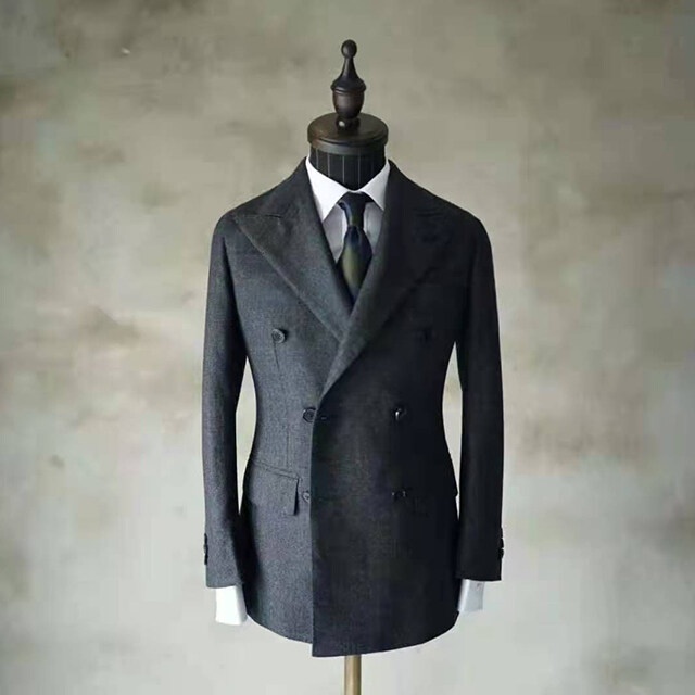 KINGMAN Italian Style Fully Handmade Full Canvas Bespoke สั่งตัดสูท สูท ...