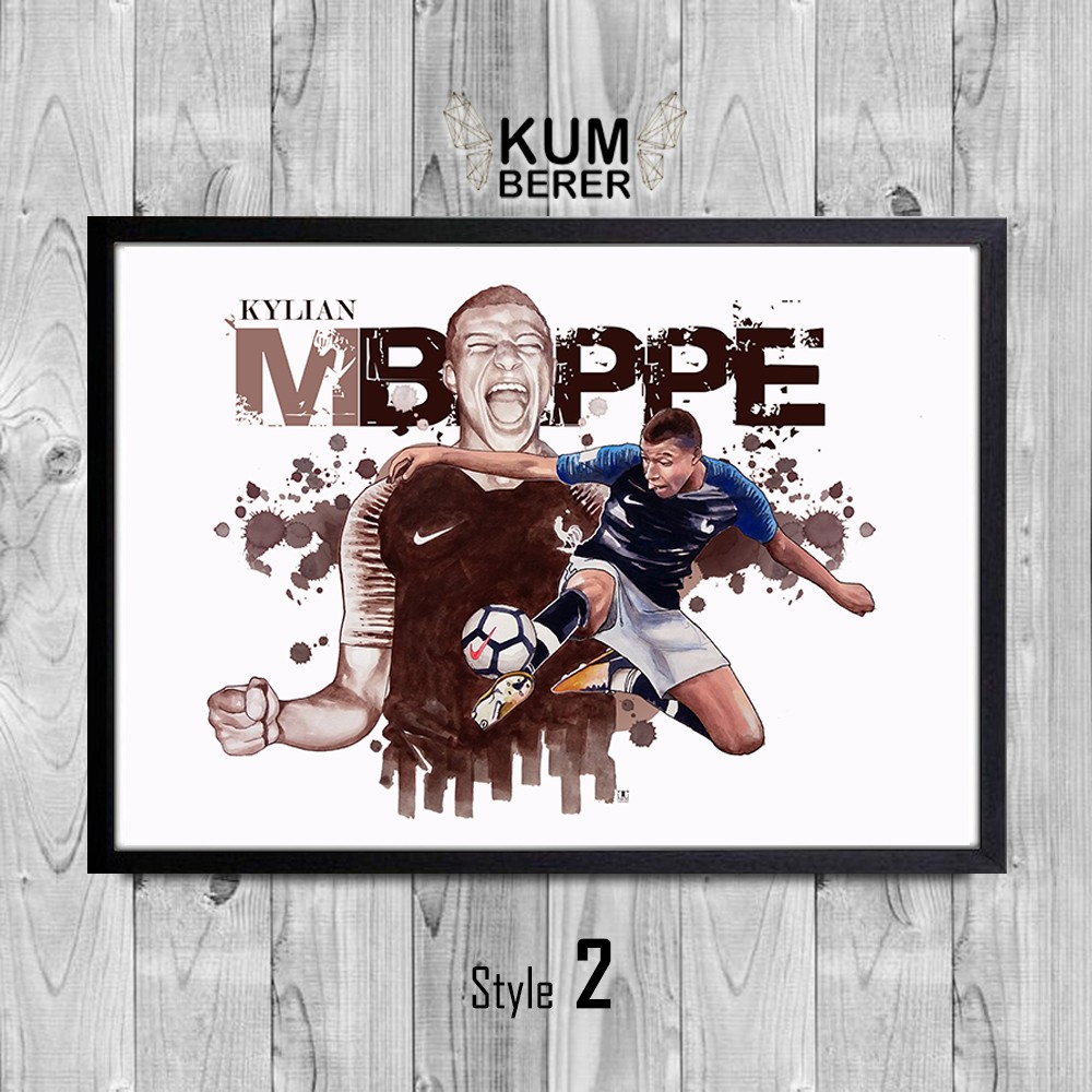 รูปติดผนัง เอ็มบัปเป้ Mbappe | Shopee Thailand
