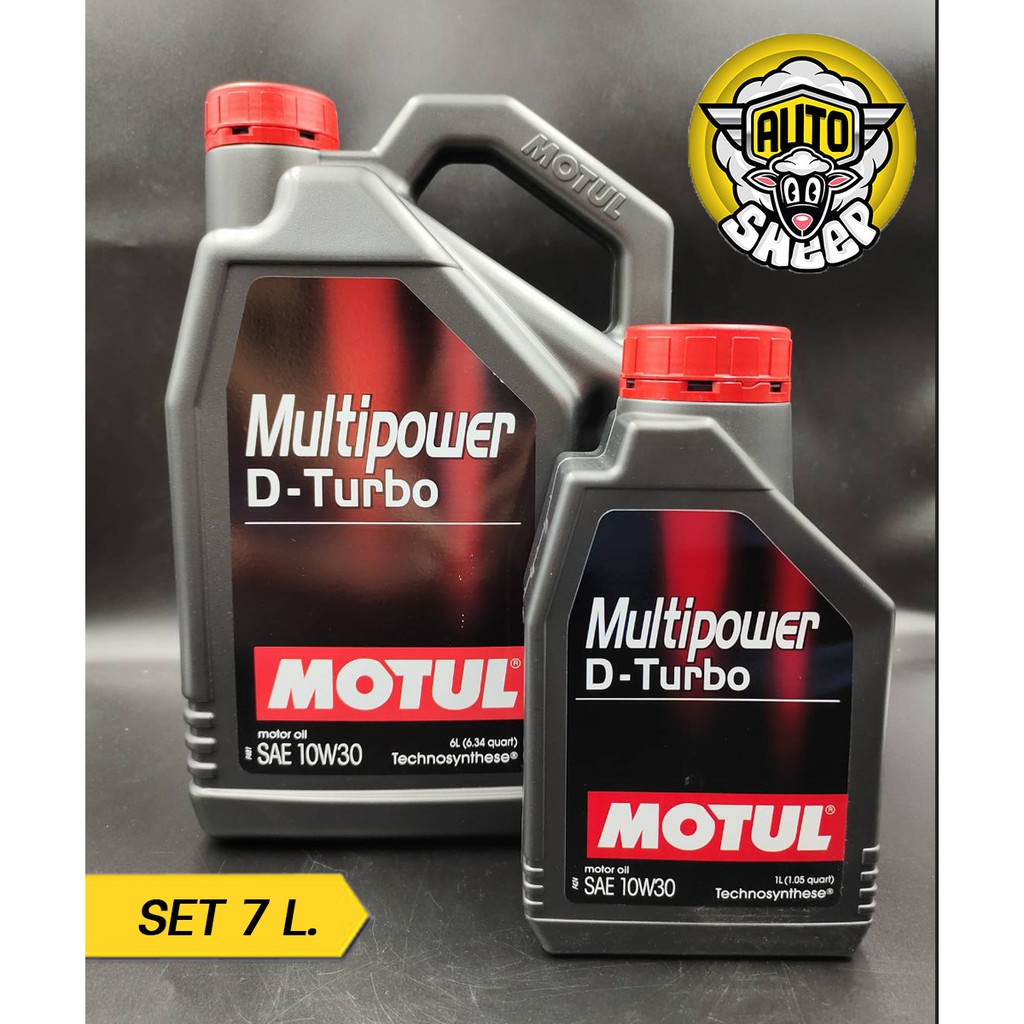 น้ำมันเครื่อง MOTUL Multi Power D-Turbo 10W30 ชุดเซต 7 ลิตร ...