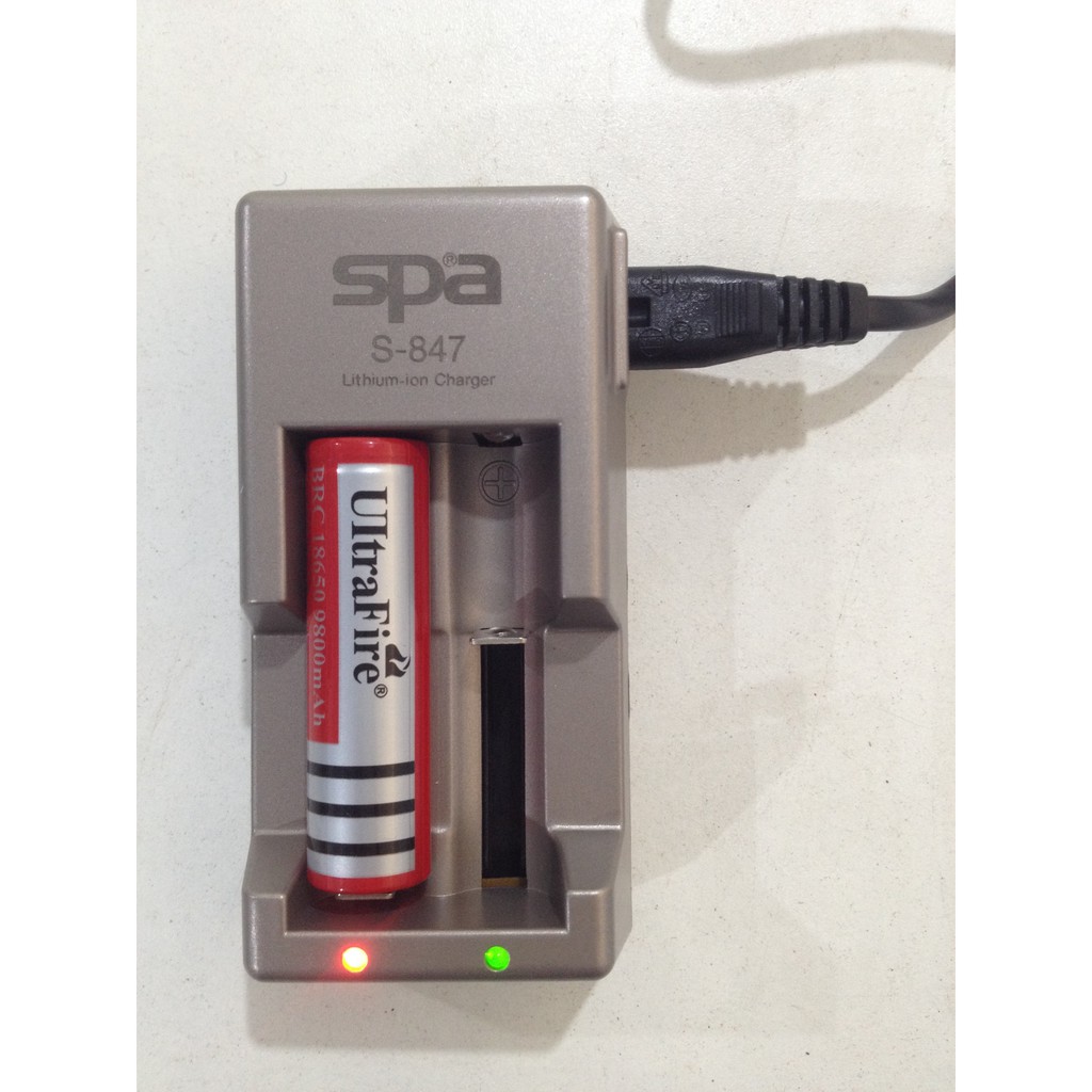 ที่ชาร์จถ่านชาร์จ แบตเตอรี่ 3.7V ถ่านก้อนกลม SPA Universal Charger ...