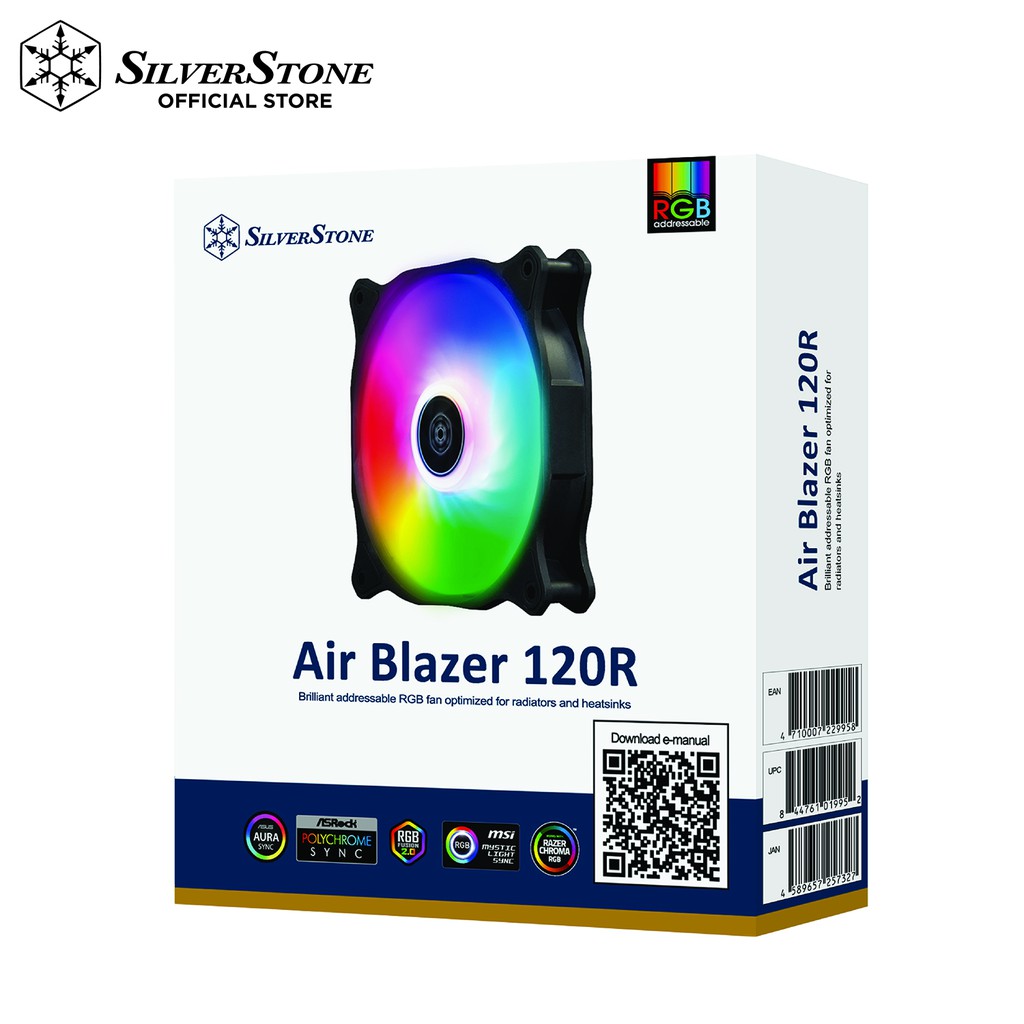 SILVERSTONE FAN AIR BLAZER 120R ARGB | Shopee Thailand