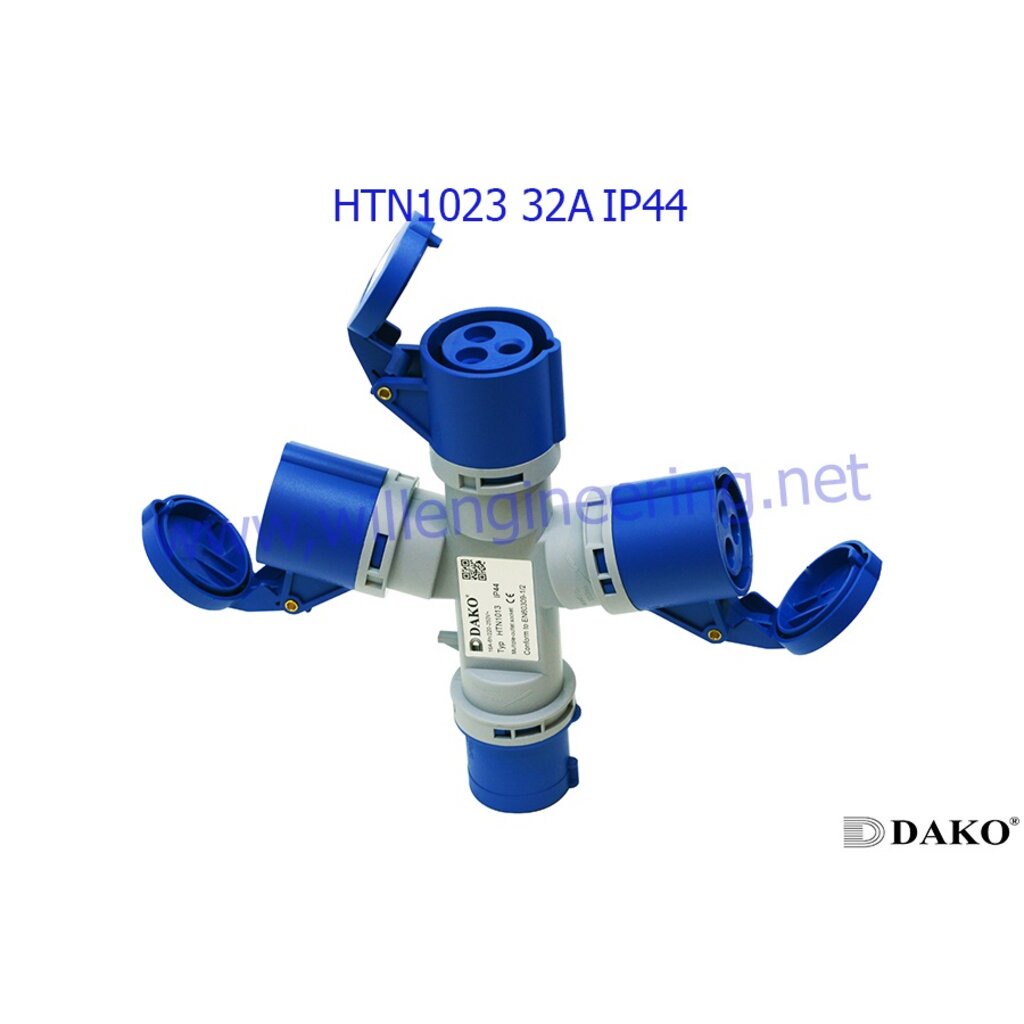 HTN 1023 ปลั๊กตัวเมีย3ทาง 2P+E 16A 230V IP44 6h | Shopee Thailand