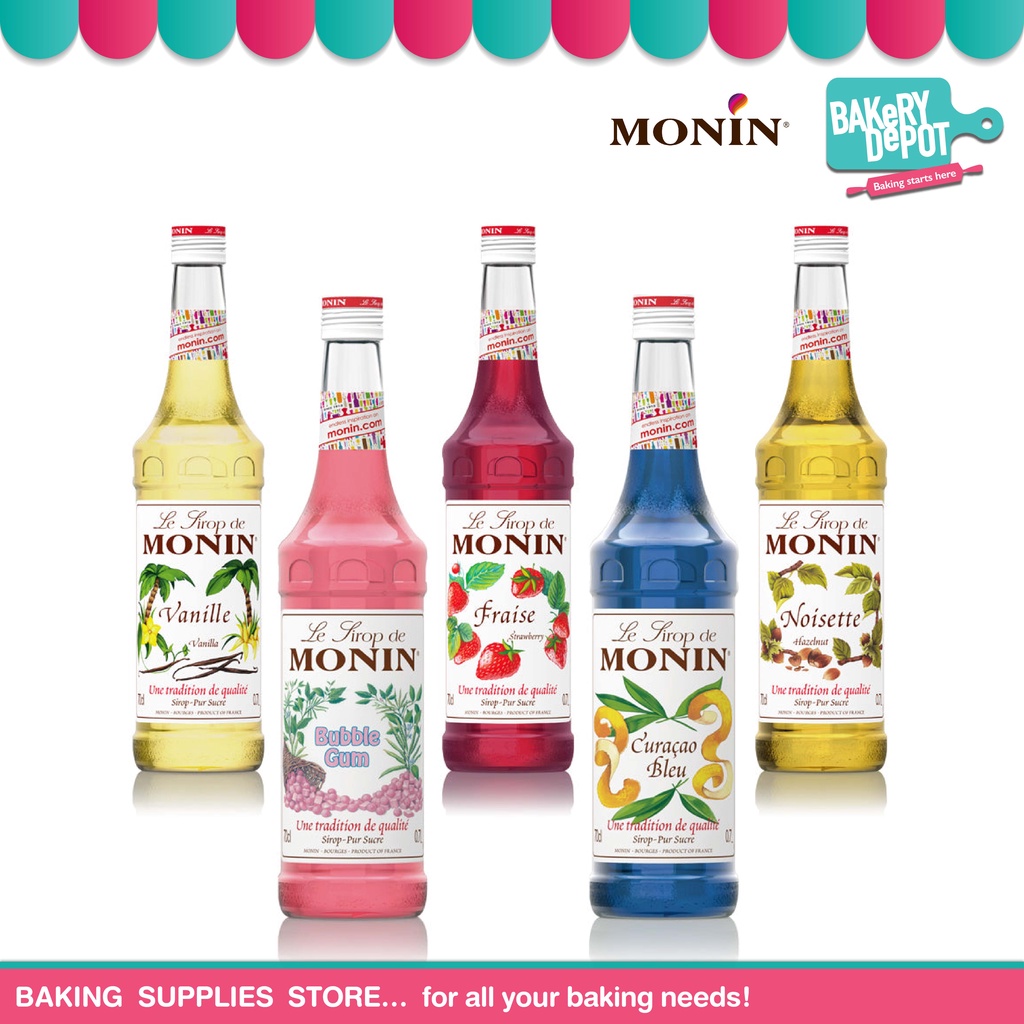 Bakery Depot : โมนิน ไซรัป ขนาด 700มล. Monin Syrup 700ml. | Shopee Thailand