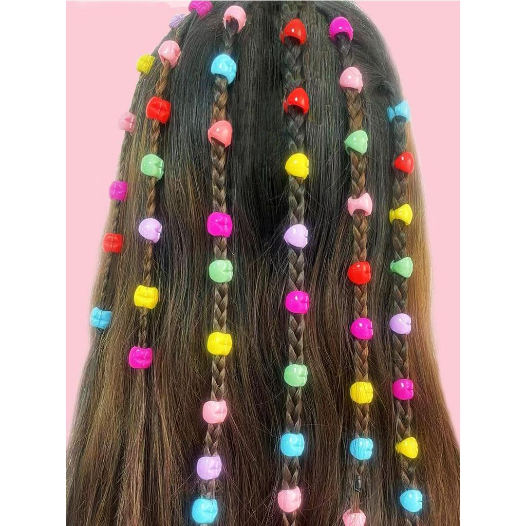 50 เด ็ ก Hyuna Candy สี Peas คลิปผมเด ็ ก Peas Buckle Braided คลิปผม ...