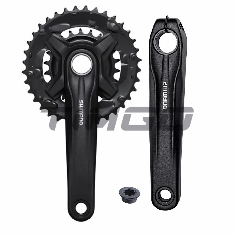 Shimano FC-MT210 ชุดข้อเหวี่ยงจักรยานเสือภูเขา ความเร็ว 2×9 36-22T BB-MT501 | Shopee Thailand