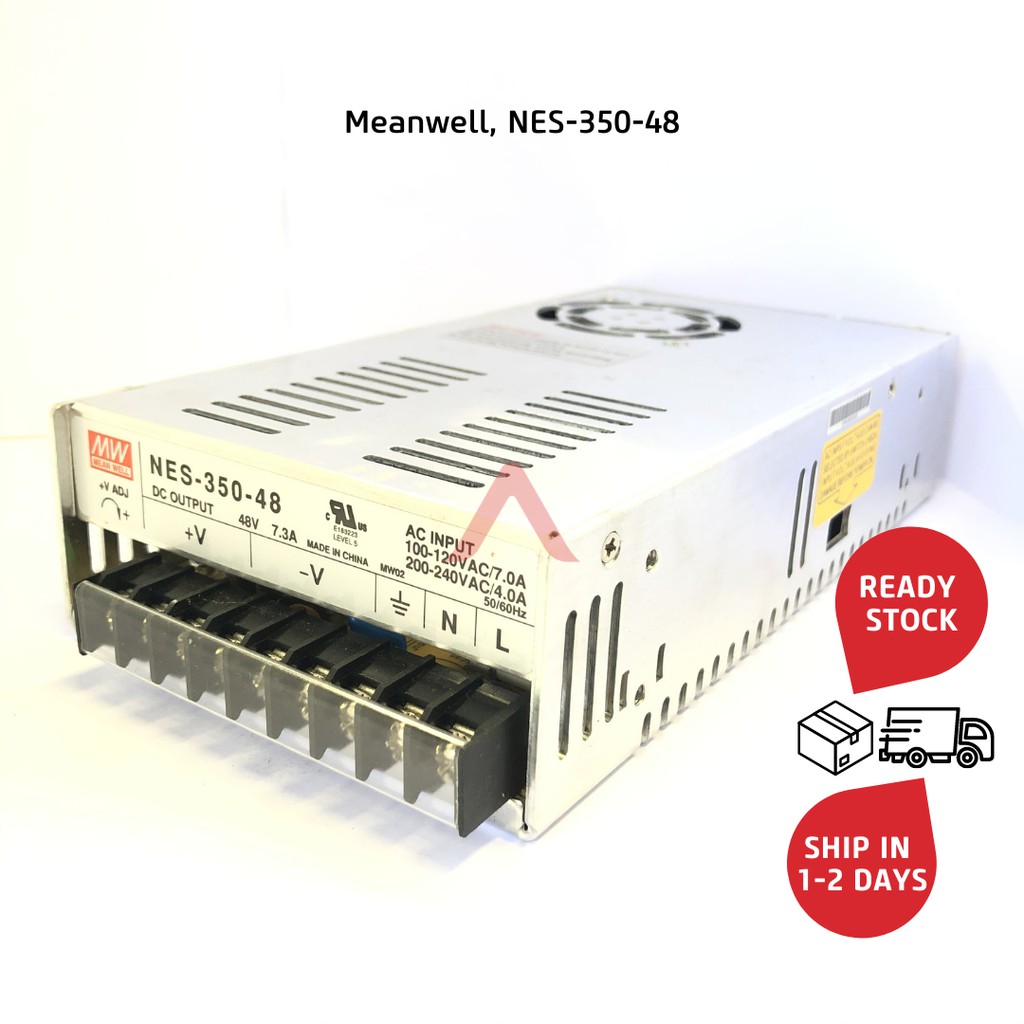 สวิตชิ่งพาวเวอร์ซัพพลาย: MEAN WELL, NES-350-48 | Shopee Thailand
