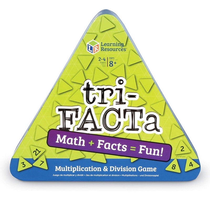 พร้อมส่ง Learning Resources💯🇺🇸 tri-FACTa Multiplication & Division Game ...