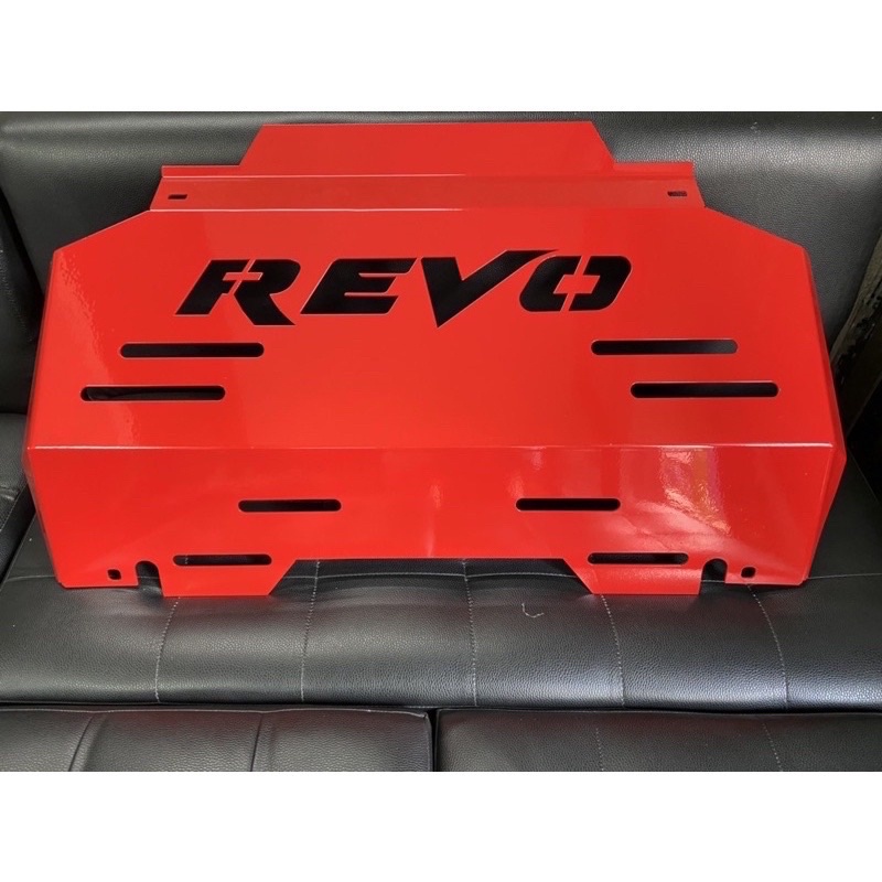 กันเเคร้งเครื่อง Toyota Revo / Revo Rocco fortuner ford สีแดง เหล็กหนา ...
