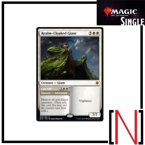 [MTG][Single][ELD][WOC] Realm-Cloaked Giant ระดับ Mythic [ภาษาอังกฤษ ...