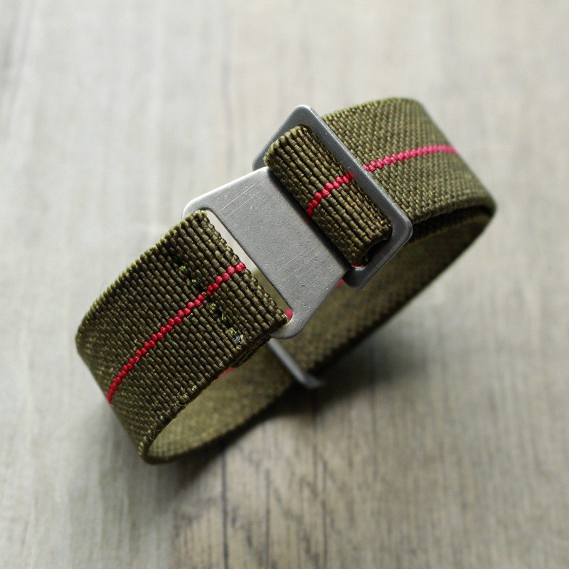 นำเข้า MN Paratrooper Parachute Elastic Strap 20MM 21MM 22MM Black ...