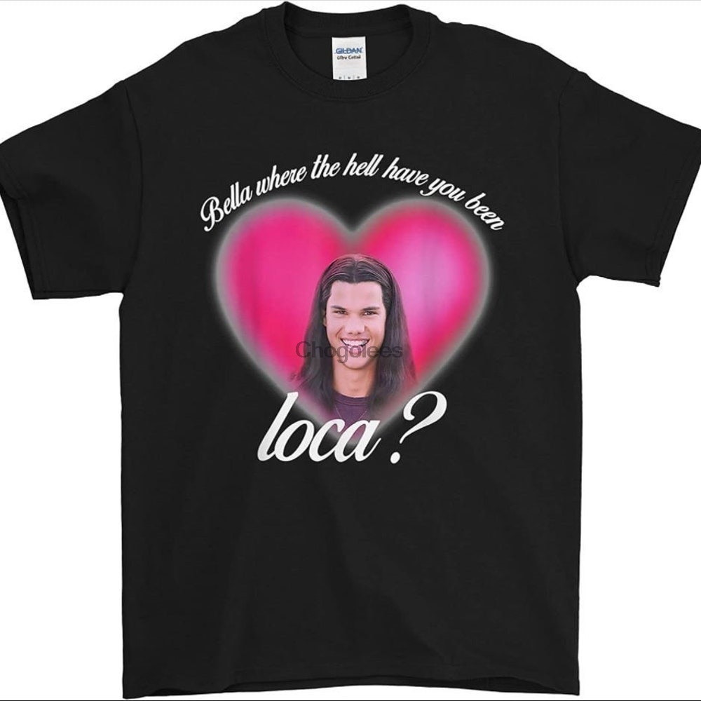 เสื้อยืดสีดำอินเทรนด์Bella Where The Hell Have You Been Loca Twilight ...