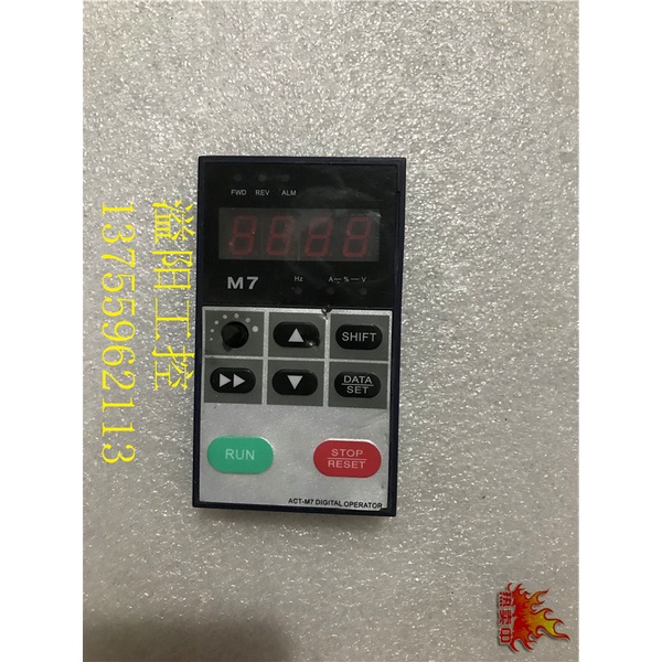 ถอดอินเวอร์เตอร์แผงแสดงผล ACT-M7G-4T0007แผงควบคุมความเร็วแป้นพิมพ์แผง ...