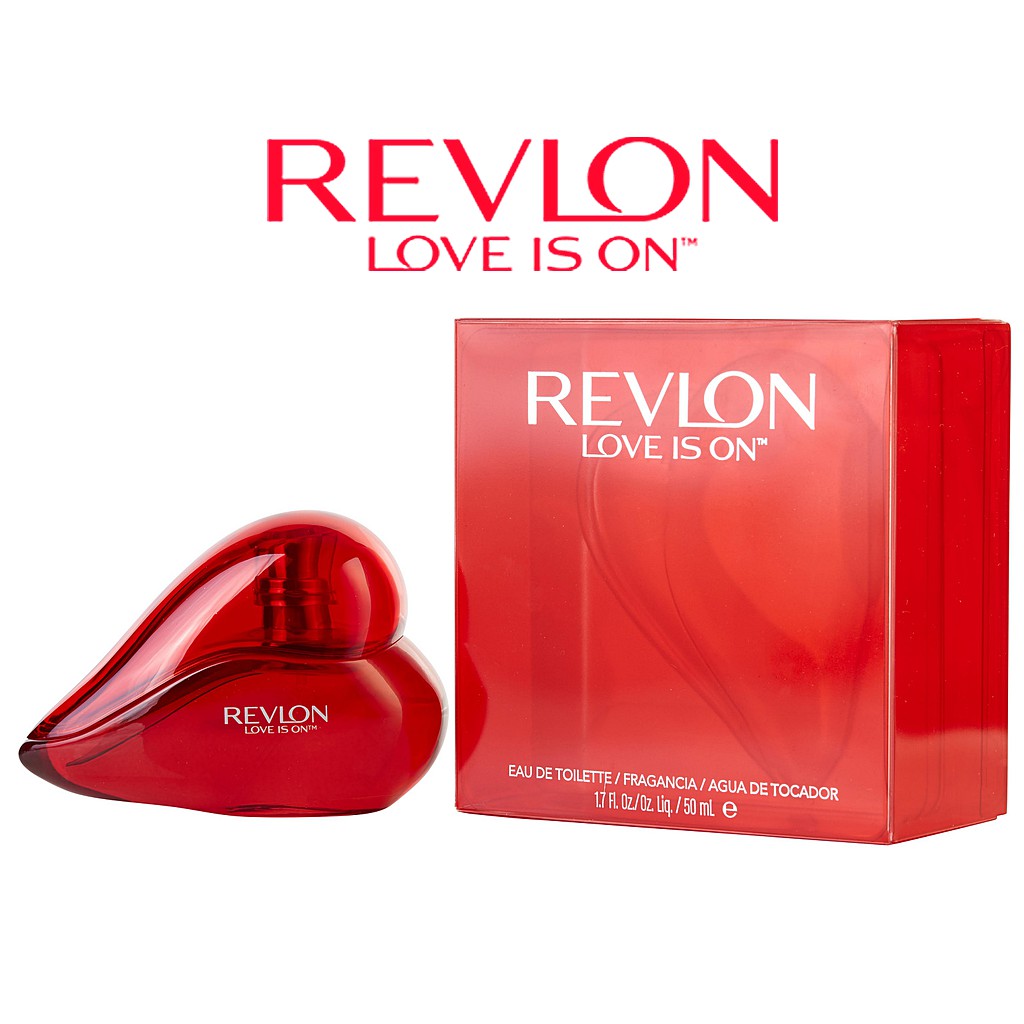 Revlon Love Is On Eau De Toilette For Women 50 ml. ( กล่องซีล ...