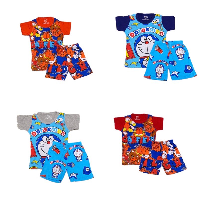 Rosepetal (1-6 ปี) GARFIELD & DORAEMON Playset เด็กผู้ชาย / เด็กผู้หญิง ...