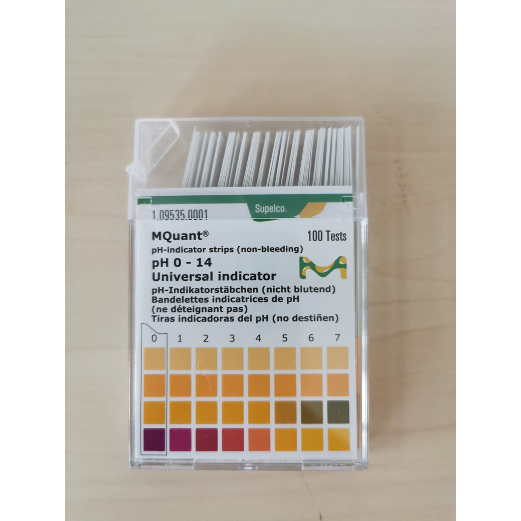 กระดาษทดสอบค่า pH 0-14, pH paper, กระดาษลิตมัส, pH indicator, Universal ...