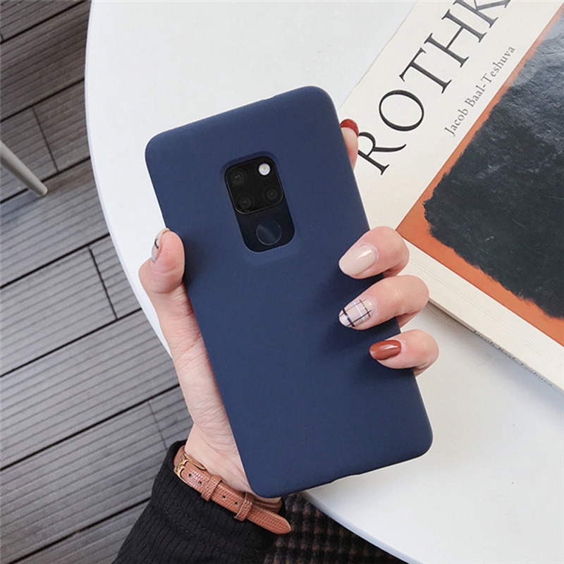 Huawei Mate 20 10 Pro Mate20 Lite P30 เป็นต้นฉบับ ของเหลว ยางทำจากซิลิคอน อ่อนนุ่ม กรณี ลูกอม สี ...