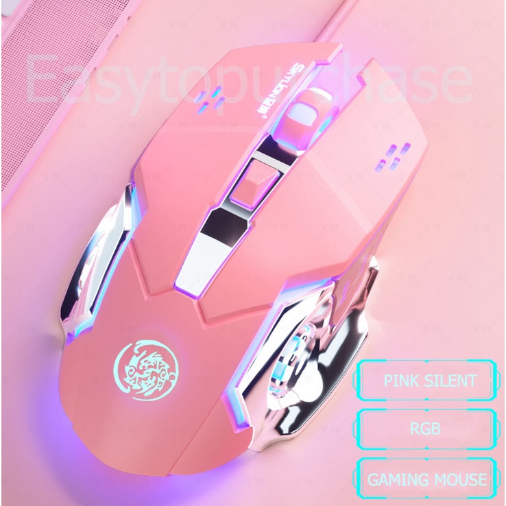 พร้อมส่ง เมาส์เกมมิ้ง เมาส์บูทูธ Gaming Mouse RGB MOUSE มีสาย/ไร้สาย มี ...