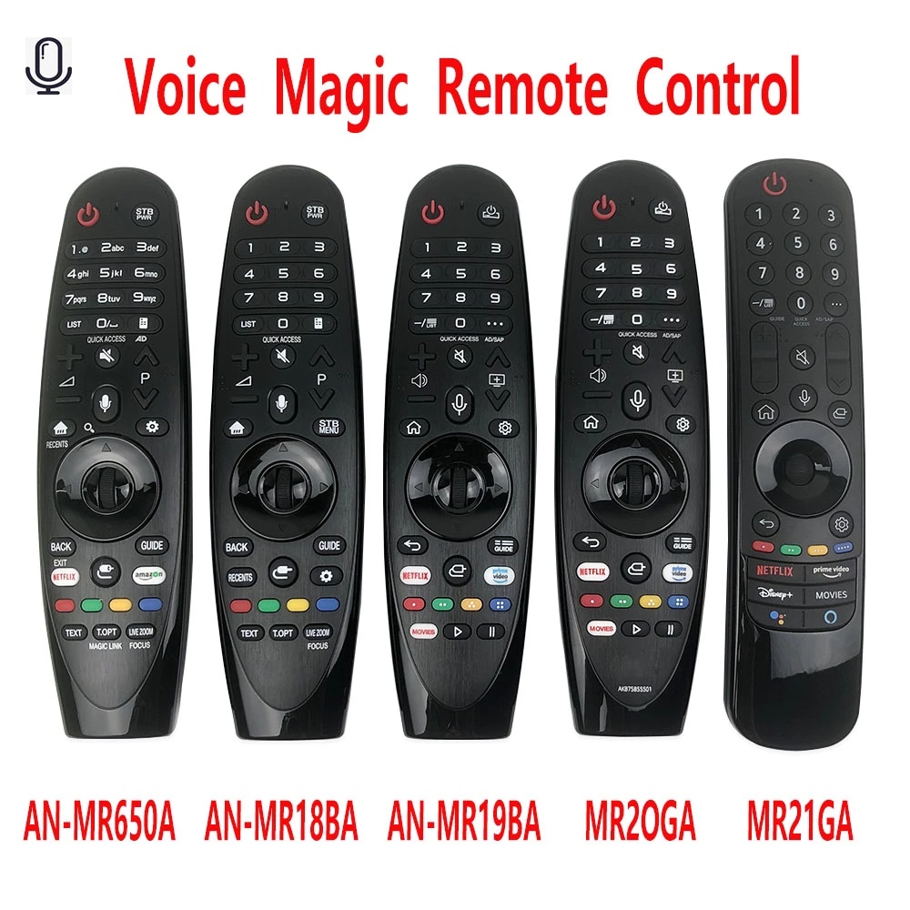 รีโมตคอนโทรล LG Smart TV Magic Voice (ทุกรุ่นสมาร์ททีวี LG) AN-MR21GA AN-MR20GA AN-MR19BA AN ...