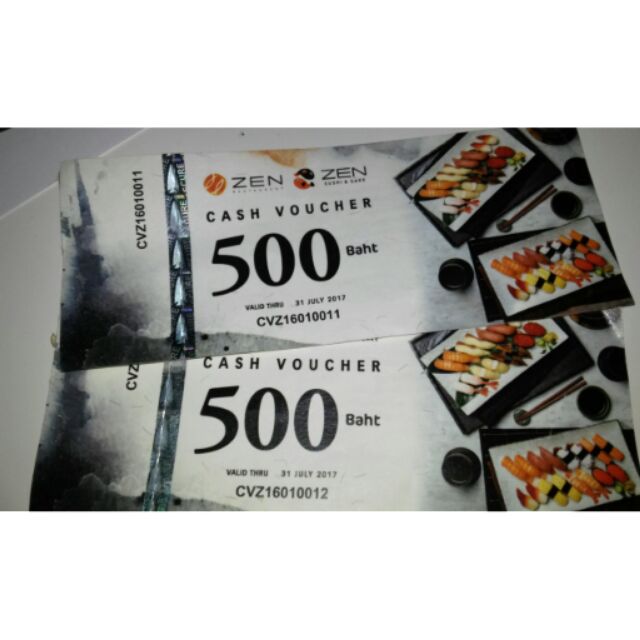 Cash Voucher-ZEN Restaurant | Shopee Thailand