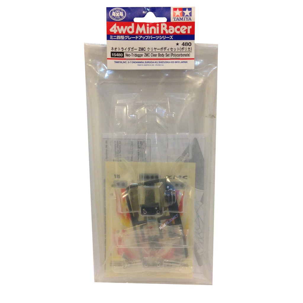 15480 TAMIYA Mini 4wd Neo-Tridagger ZMC Clear Body Set (Polycarbonate)7 ...
