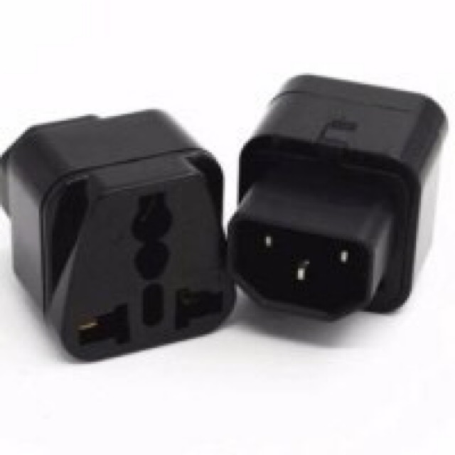 ADAPTER UPS/หัวแปลง ปลั๊กups IEC to 3 PIN ปลั๊กAPC สีดำ | Shopee Thailand