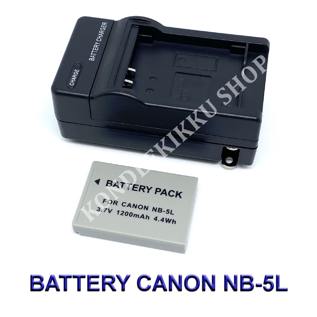 NB-5L / NB5L Battery and Charger For Canon Powershot S100,S110,SX200 IS,SX230 HS,SD790 IS,SD800 ...