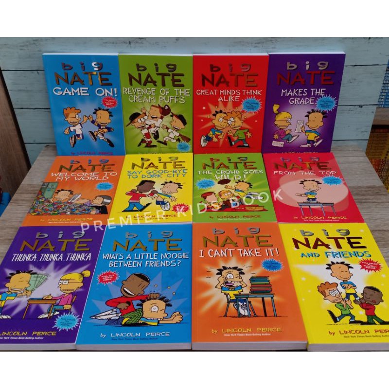 (New)Big Nate การ์ตูนช่องฉบับภาพสี by Lincoln Peirce | Shopee Thailand