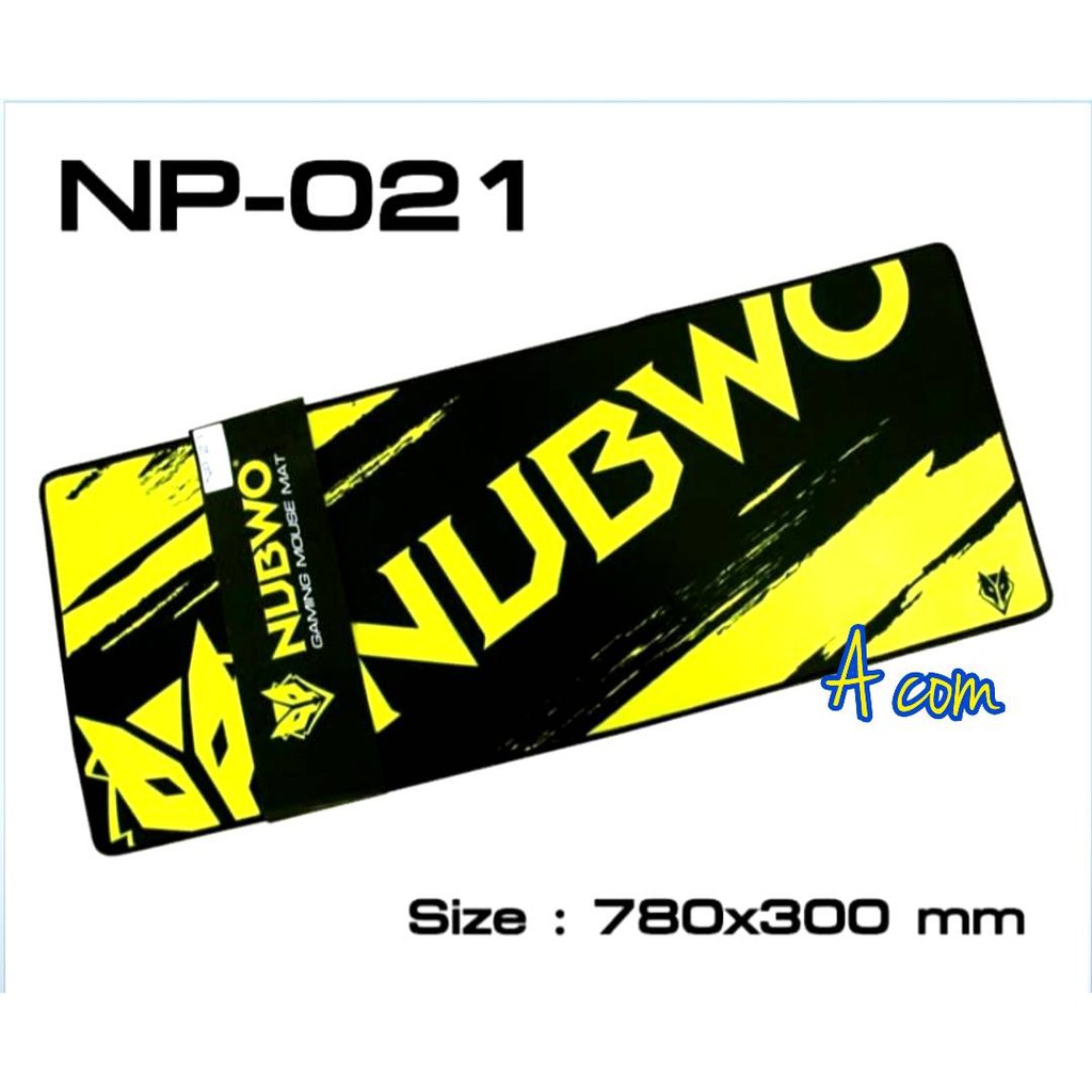 แผ่นรองเมาส์ Nubwo ใหญ่สปีดสะใจnp021 ขนาด780x300mm/ และ รุ่น052 ...